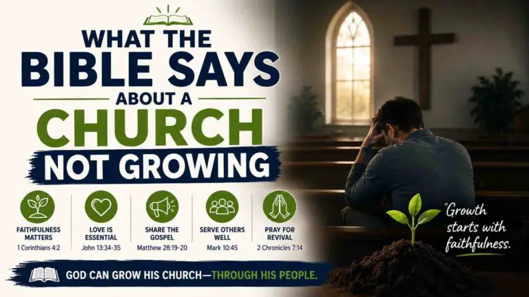 What The Bible Says About a Church Not Growing - THE WAY WITH CHRIST